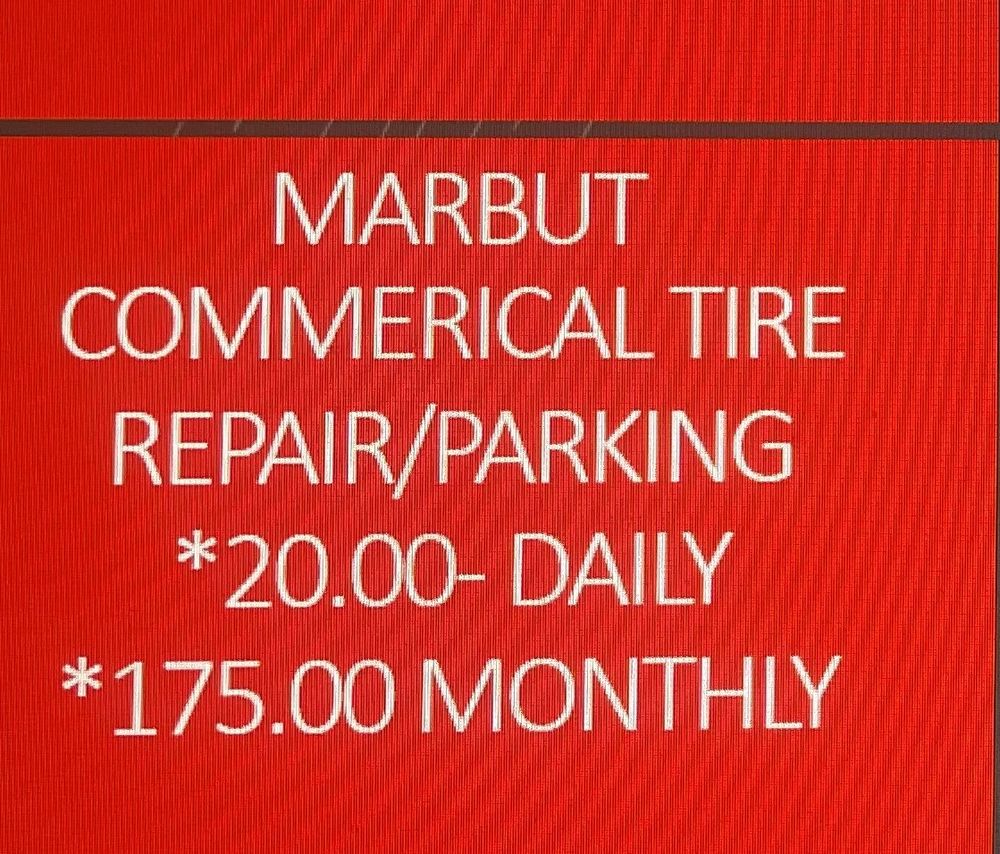 MARBUT COMMERICAL TIRES/PARKING - Updated January 2026 - 14 Photos ...
