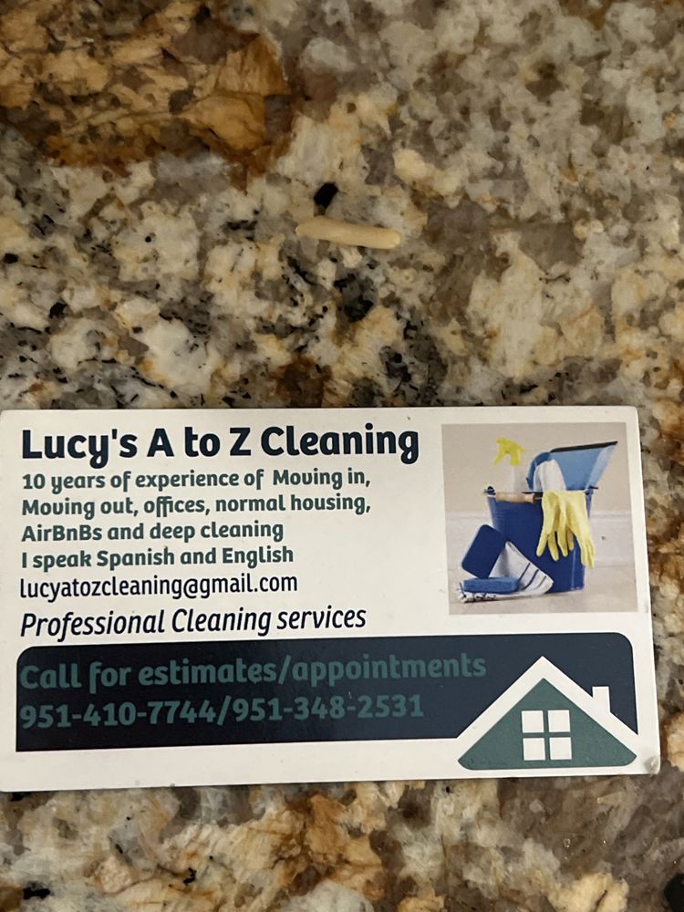 LUCY’S A TO Z CLEANING - Request a Quote - Murrieta, California - Home ...