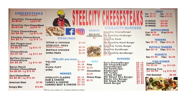 STEELCITY CHEESESTEAKS - Updated December 2024 - 40 Photos & 48 Reviews ...