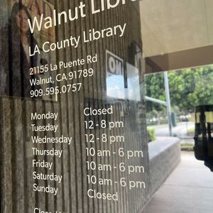 LA COUNTY LIBRARY - DIAMOND BAR LIBRARY - Updated October 2025 - 79 ...