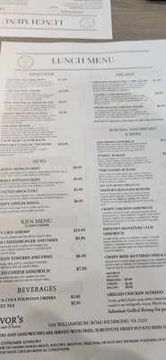 TREVORS GRILL AND TAVERN - Updated October 2025 - 32 Photos & 18 ...