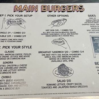 MAIN BURGER - Updated December 2025 - 191 Photos & 129 Reviews - 161 W ...