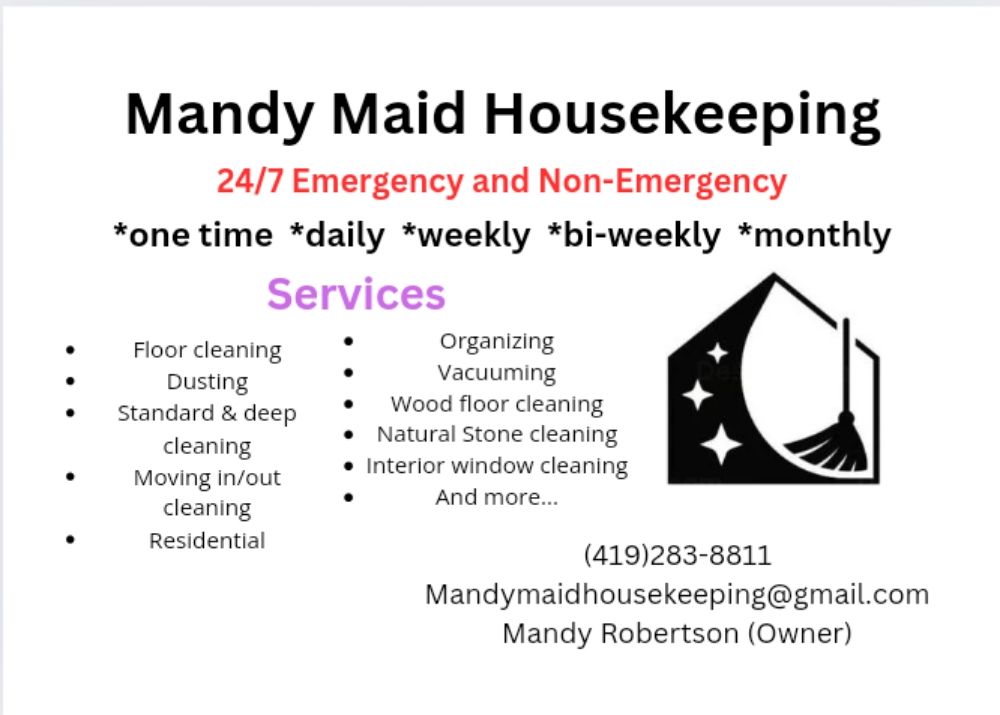 MANDY MAIDS - Updated September 2024 - Temperance, Michigan - Home ...