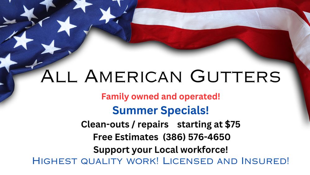 ALL AMERICAN GUTTERS - Updated February 2025 - Edgewater, Florida - Gutter Services - Phone ...
