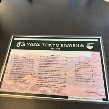 831 YASAI TOKYO RAMEN - SEDONA - Updated October 2025 - 76 Photos & 74 ...