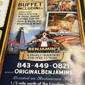THE ORIGINAL BENJAMIN’S CALABASH SEAFOOD - Updated July 2025 - 595 Photos & 994 Reviews - 9593 N ...