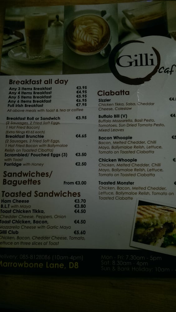 GILLI CAFE - Updated December 2024 - Marrowbone Lane, Dublin, Republic ...