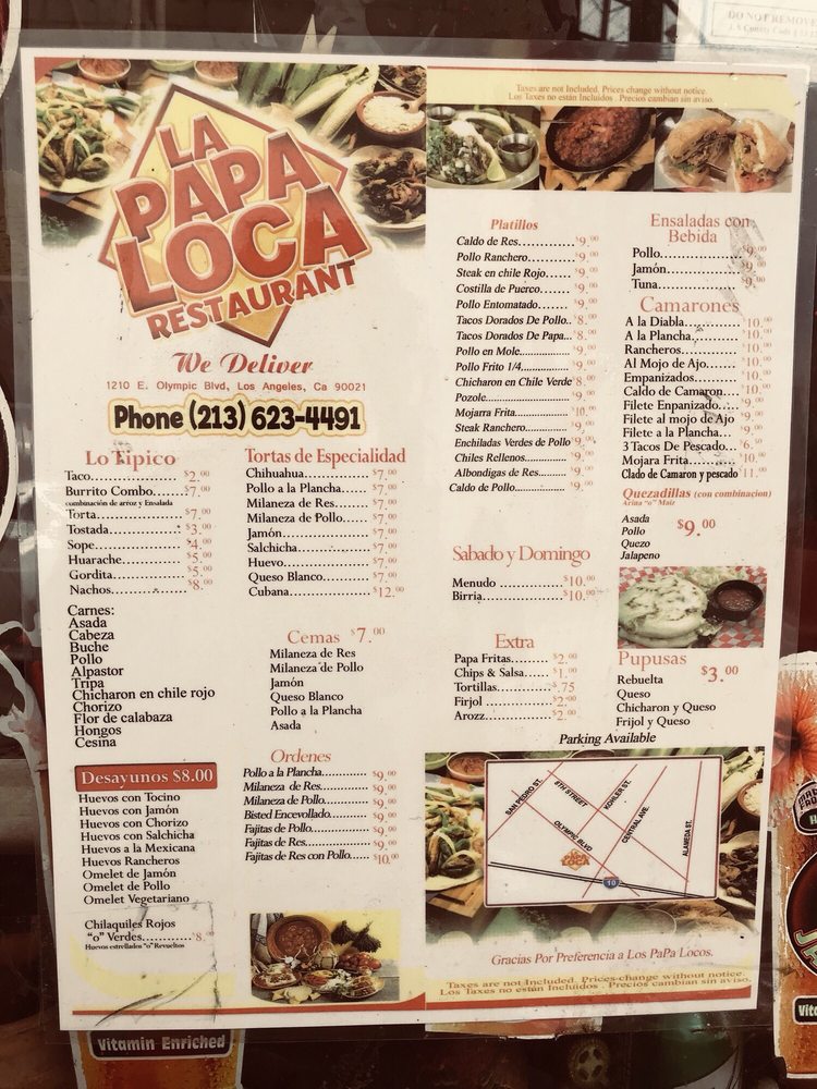 LA PAPA LOCA - Updated December 2025 - 15 Photos & 14 Reviews - 1210 E ...