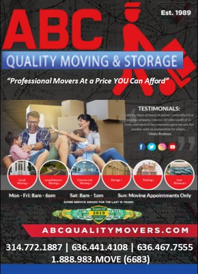 ABC QUALITY MOVING & STORAGE - Updated December 2025 - 81 Photos & 90 Reviews - 3975 West Outer ...