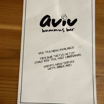 AVIV HUMMUS BAR - Updated August 2025 - 451 Photos & 440 Reviews - 107 ...