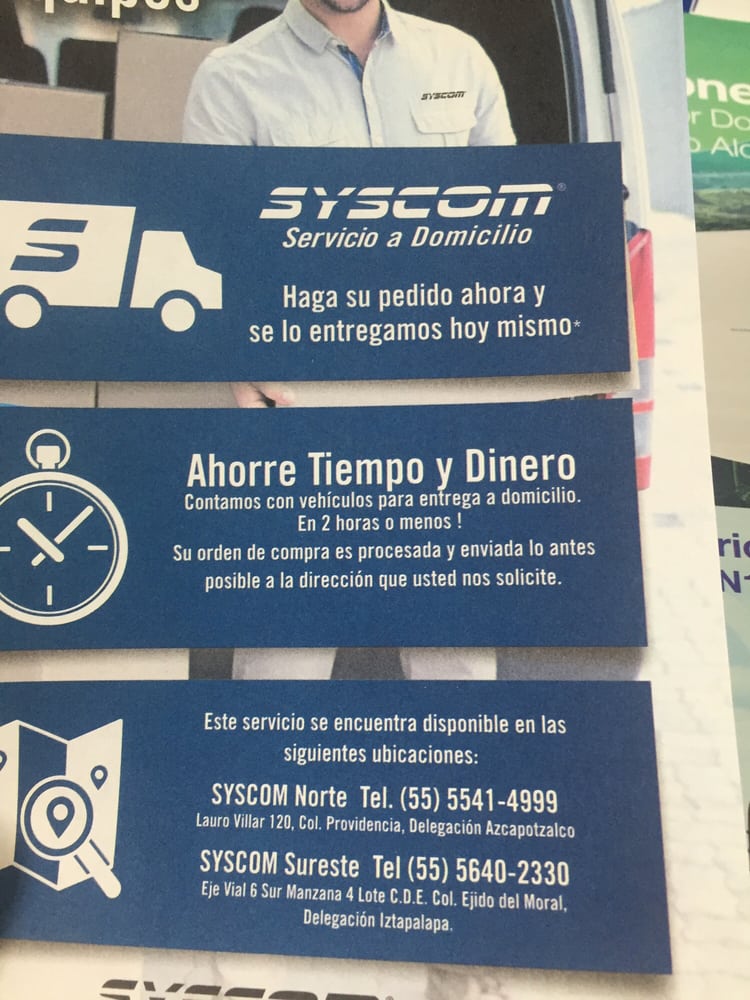 SYSCOM - Calle Lauro Villar 120, México, D.F., Mexico - Electronics ...