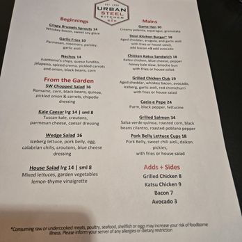 URBAN STEEL KITCHEN & BAR - Updated January 2026 - 73 Photos & 68 ...