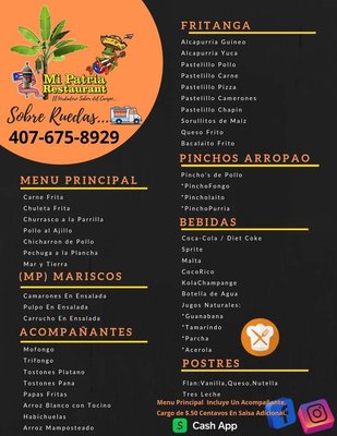 MI PATRIA RESTAURANT SOBRE RUEDAS - 2255 US Hwy 17-92 N, Haines City ...