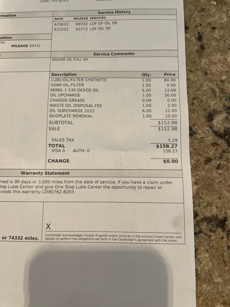 ONE STOP LUBE - Updated October 2025 - 8895 N Commerce Dr, Hayden ...