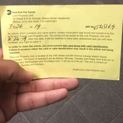 MTA LOST AND FOUND - New York, NY - Yelp