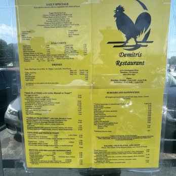 DEMITRIS RESTAURANT - Updated November 2024 - 148 Photos & 156 Reviews ...
