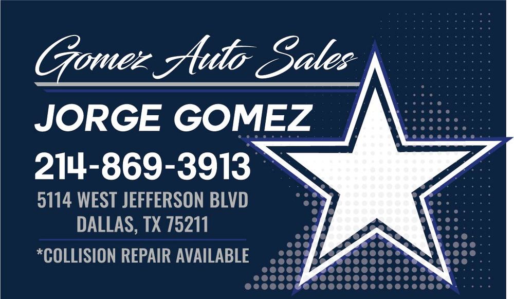 GOMEZ AUTO SALES - Updated October 2025 - 5114 W Jefferson Blvd, Dallas ...