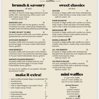 NERO WAFFLES - 1173 Photos & 523 Reviews - 1002 Seymour Street ...