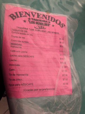 LOS HUMILDES - Tacos - Del Sumidero 2, San Cristóbal de las Casas ...