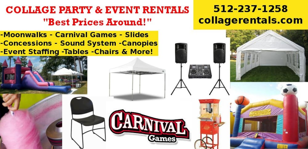 THE COLLAGE EVENT & PARTY RENTALS in 301 NW Loop 230, Smithville, Texas ...