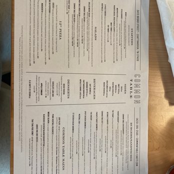 COMMON TABLE - Traditional American Restaurant - 3413 Broad St ...