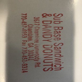 SUB-BASE SANDWICH SHOPPE/DANDY DONUTS - Updated April 2024 - 78 Photos ...