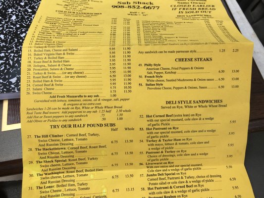 SUB SHACK & DELI - 16 Photos & 45 Reviews - 312 Main St, Hackettstown ...