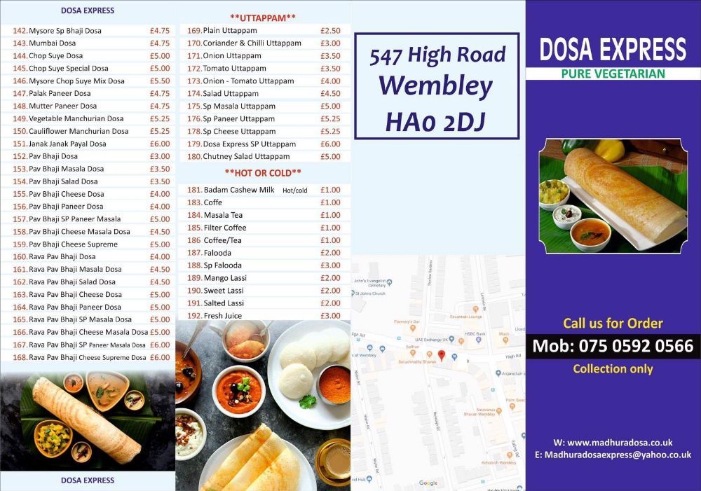 DOSA EXPRESS - Updated August 2025 - 36 Photos - 547 High Road, Wembley ...