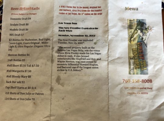 THE GREAT ESCAPE FOOD & SPIRITS - Updated December 2025 - 16 Photos ...