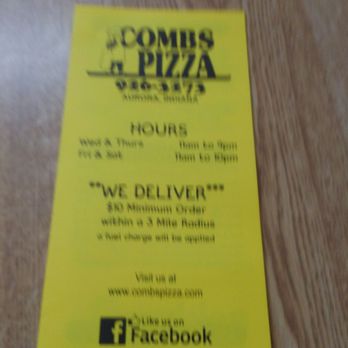 COMBS PIZZA - Updated December 2025 - 26 Photos & 27 Reviews - 329 2nd ...