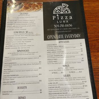 PIZZA LUNA - Updated March 2025 - 149 Photos & 192 Reviews - 407 Baronne St, New Orleans ...