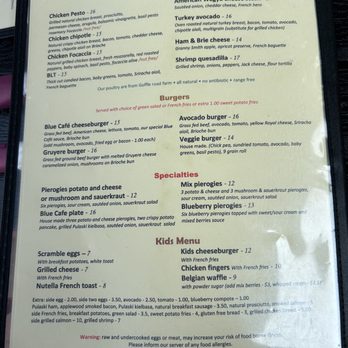 BLUE CAFE - Updated June 2025 - 293 Photos & 241 Reviews - 60 S Finley ...