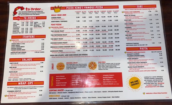 PIZZA KING - Updated January 2026 - 29 Reviews - 30 W Grand Ave ...