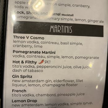 THREE V - Updated January 2026 - 214 Photos & 137 Reviews - 10 Cordage ...