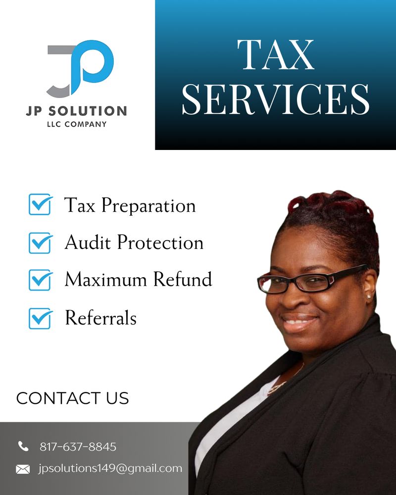JP TAXES SOLUTION - Updated July 2024 - P O Box 51005, Fort Worth ...