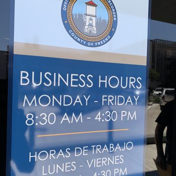 FRESNO COUNTY RECORDER’S OFFICE - Updated December 2025 - 1250 Van Ness ...