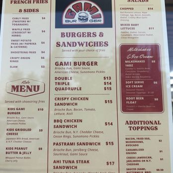 GAMI BURGER - Updated December 2025 - 210 Photos & 131 Reviews - 5093 ...