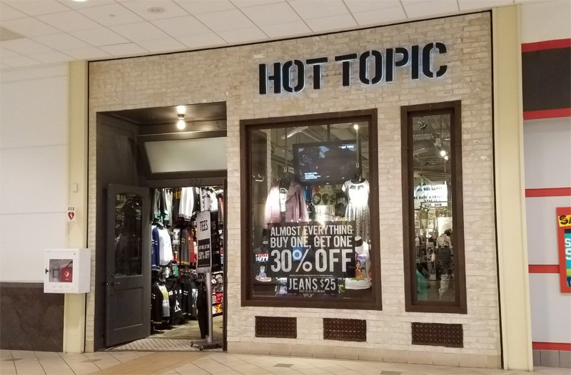 HOT TOPIC - Updated October 2025 - 83/84 Wyoming Valley Mall, Wilkes ...