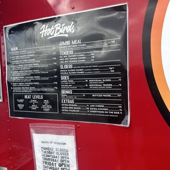HOT BIRDS - 580 Auto Center Dr, Watsonville, California - Food Trucks ...