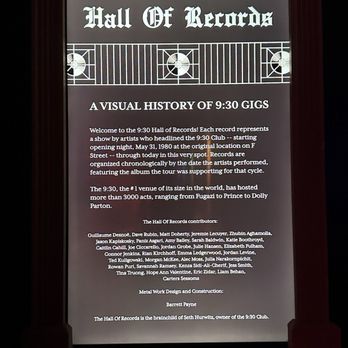 9:30 CLUB - Updated December 2025 - 355 Photos & 785 Reviews - 815 V St ...