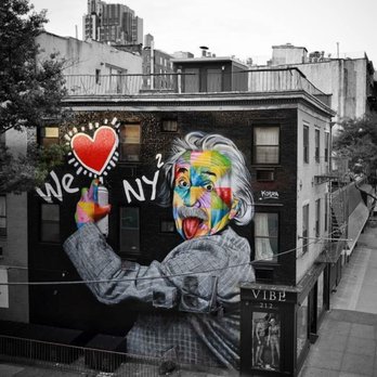 EINSTEIN MURAL BY KOBRA - Updated January 2026 - 212 W 21st St, New ...