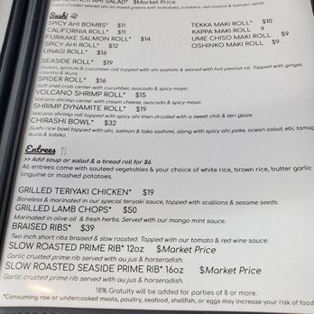 THE SEASIDE RESTAURANT AND AQUA FARM - Updated October 2024 - 737 ...