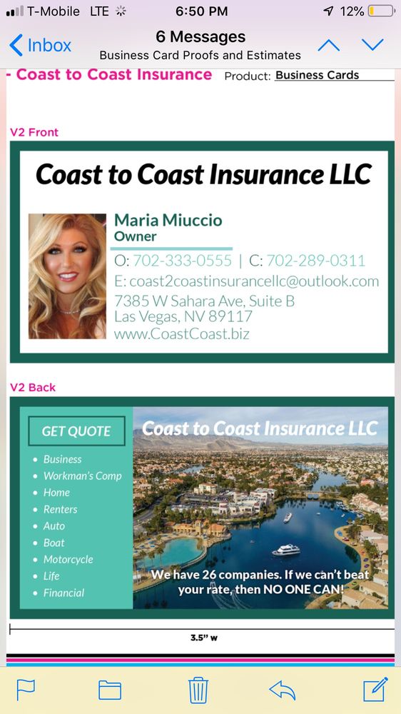 MARIA MIUCCIO: COAST TO COAST INSURANCE - Updated October 2025 ...