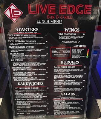 LIVE EDGE BAR AND GRILL - Updated October 2025 - 106 Photos & 55 ...