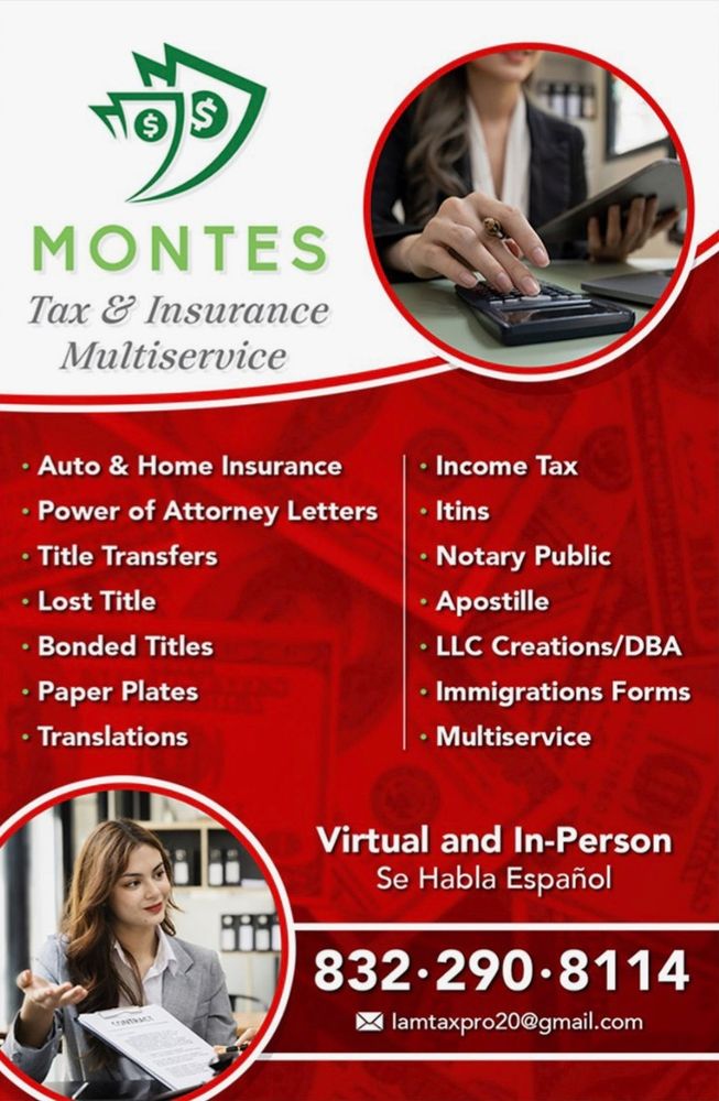 MONTES NOTARY AND TAX MULTISERVICE - Request a Quote - 504 Little York ...