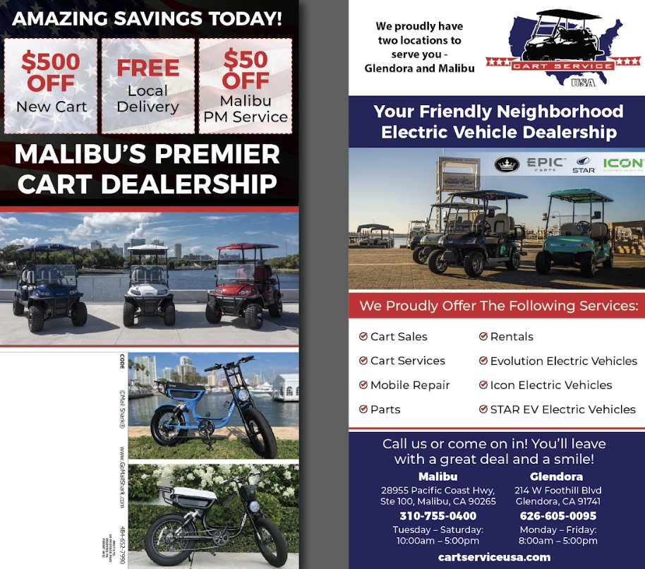 CART SERVICE USA - Updated May 2026 - 28955 Pacific Coast Hwy, Malibu ...