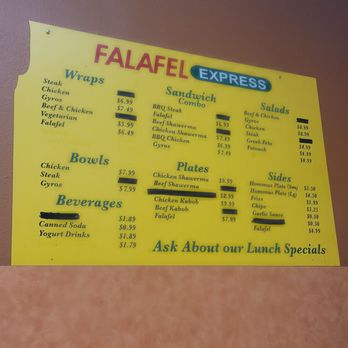 FALAFEL EXPRESS - Updated August 2025 - 80 Photos & 156 Reviews - 320 E ...
