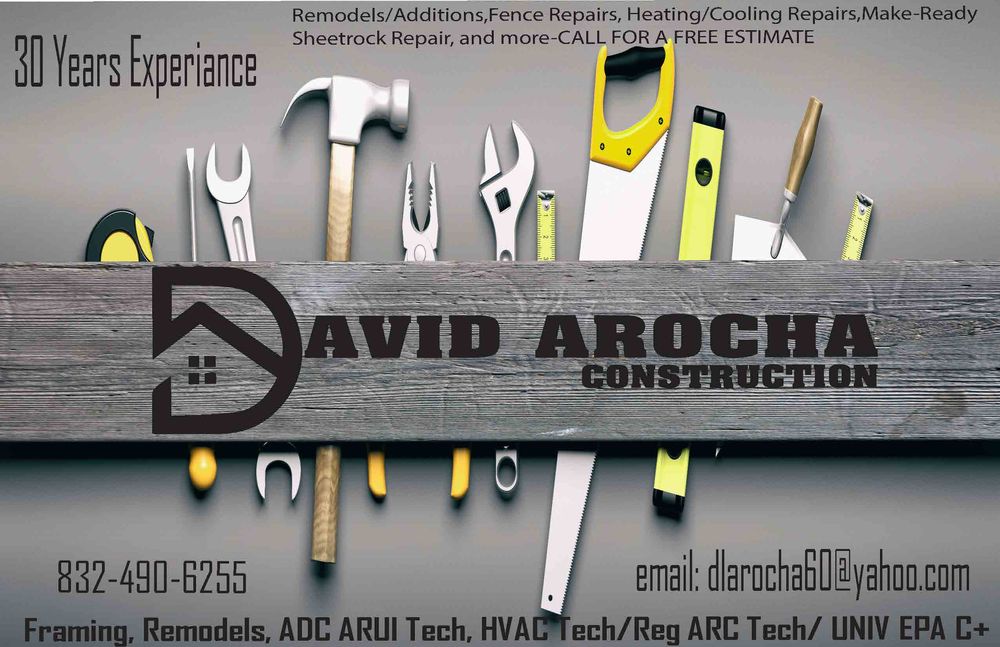 DAVID AROCHA CONSTRUCTION - Updated January 2025 - Request Consultation ...