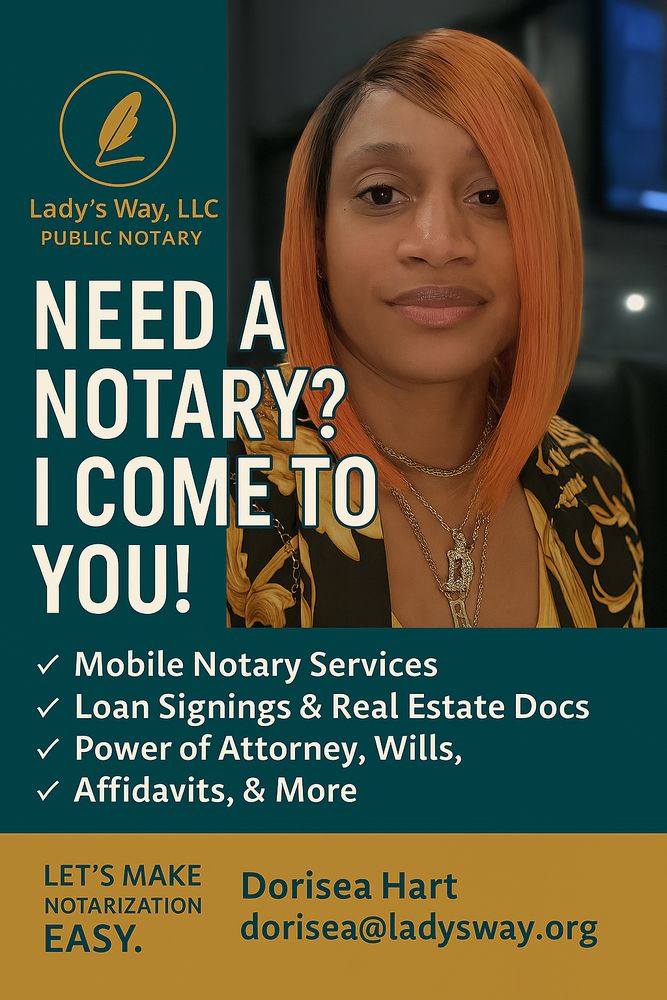 LADY’S WAY NOTARY PUBLIC - Updated June 2025 - Request a Quote ...