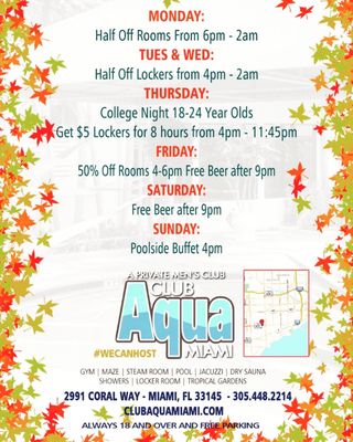 CLUB AQUA MIAMI - Updated December 2025 - 21 Reviews - 2991 Coral Way ...